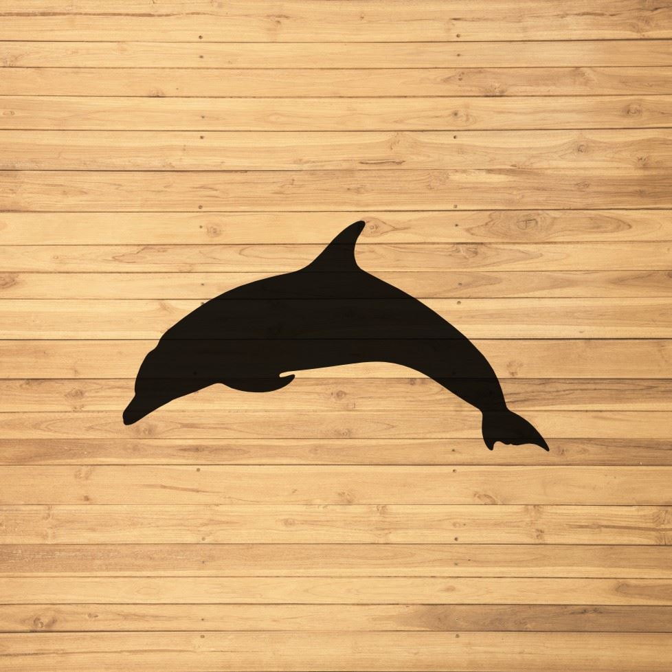 Dolphin Stencil