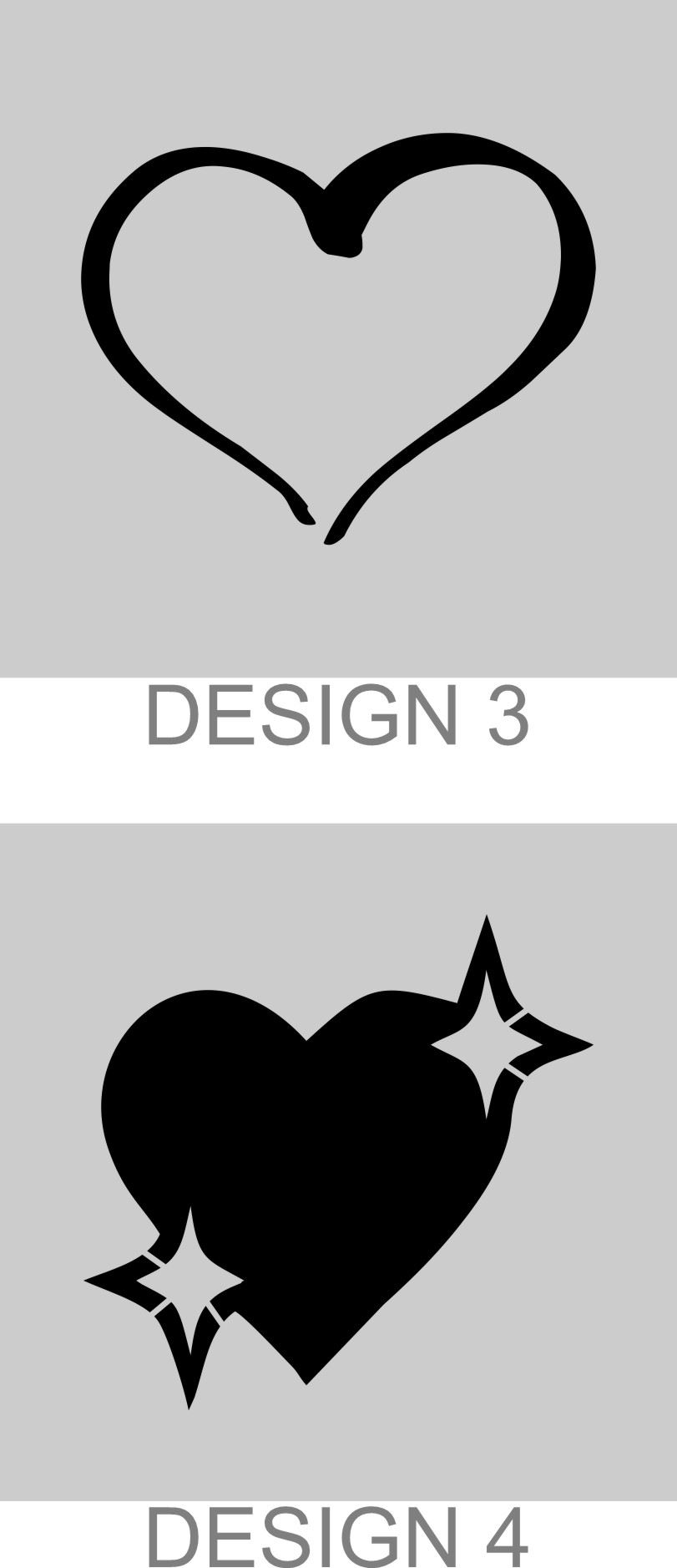 Heart Stencil Designs