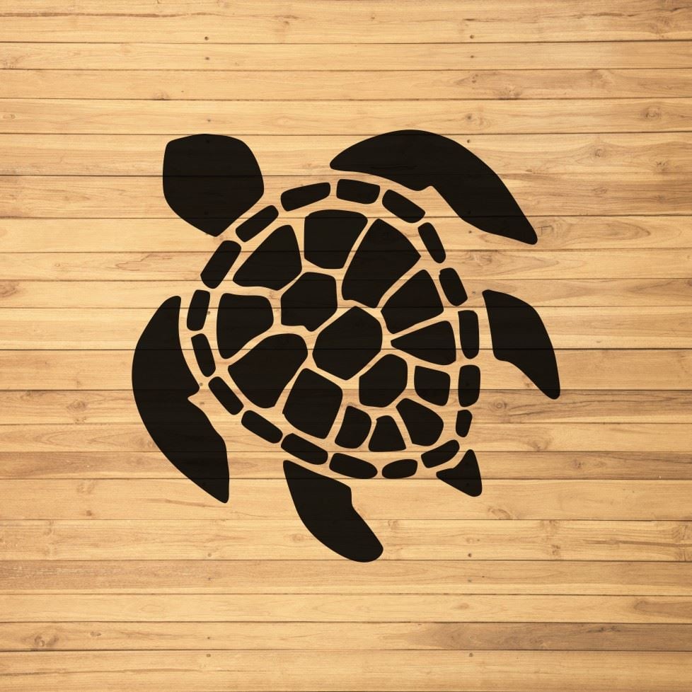 Turtle Stencil