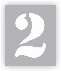 Alphabet and Number Stencils - Choose Your Characters Stencil Set ...