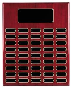 Custom Black Brass Gold Lining Plates for Perpetual Plaques | Lazer Designs